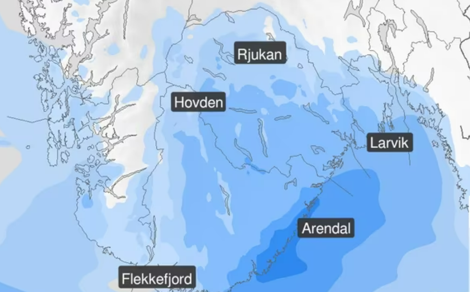 Her kan det komme snø - varden.no Her kan det komme snø - varden.no