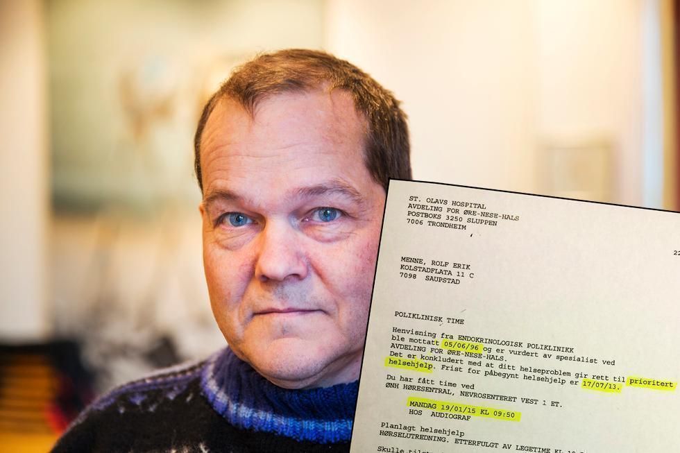 Rolf Erik ble svært overrasket da han fikk innkalling fra St. Olav ...