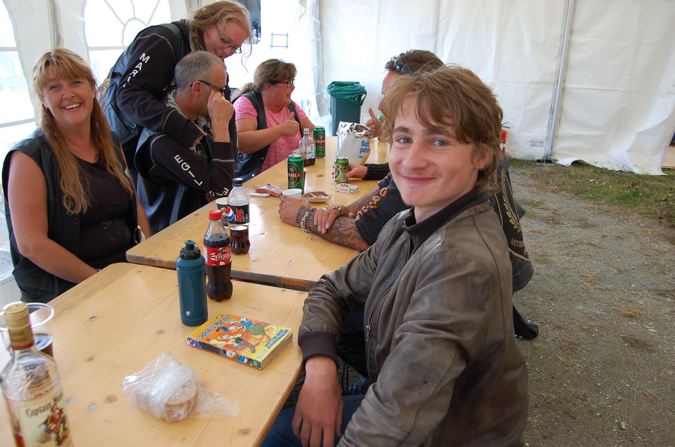 Med matpakke og Donald-pocket på MC-treff