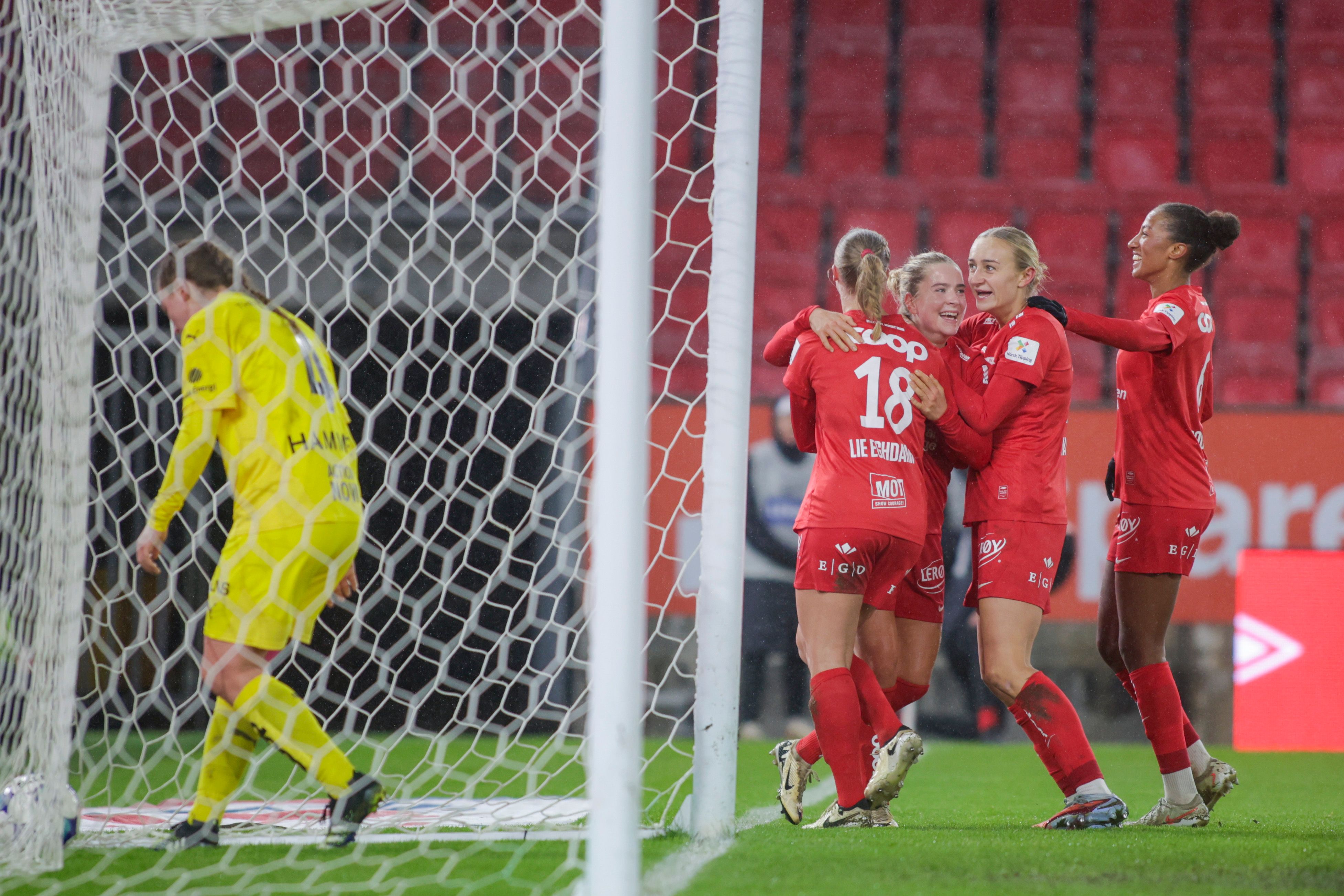 Brann tangerte målrekord i gullfesten – Kolbotn rykkjer ned frå ...