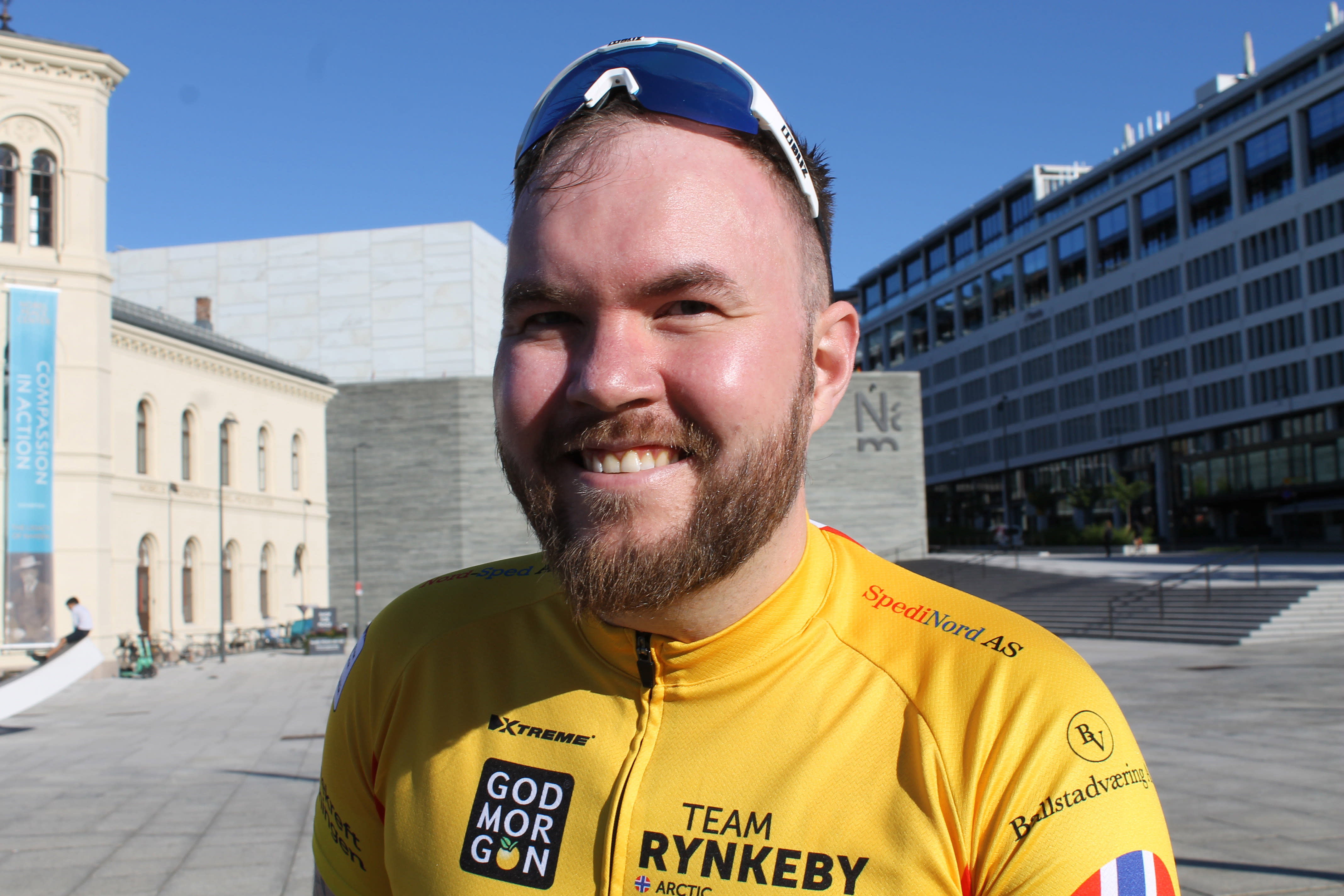 Lars Magne var med å sykle inn mange millioner til barnekreftforeningen ...